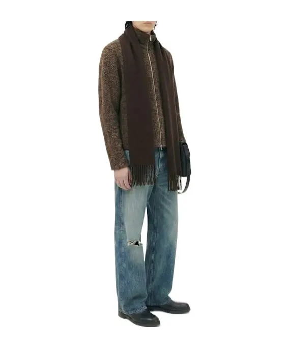 Our Legacy Alpaca Blend Scarf - Black