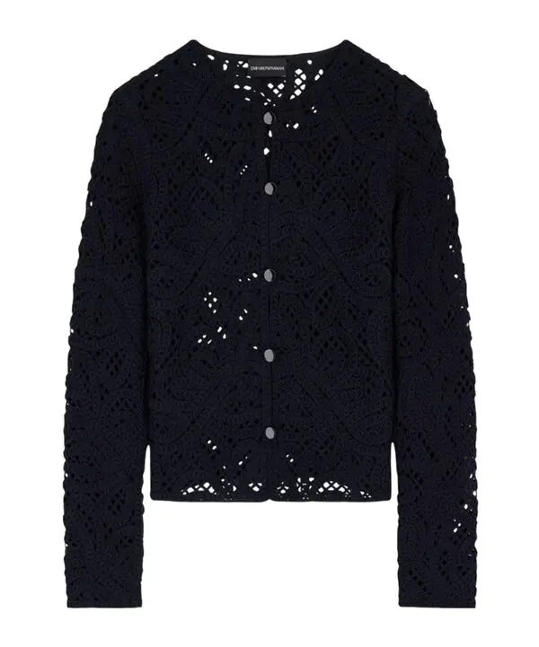 Emporio Armani Openwork Floral Jacket