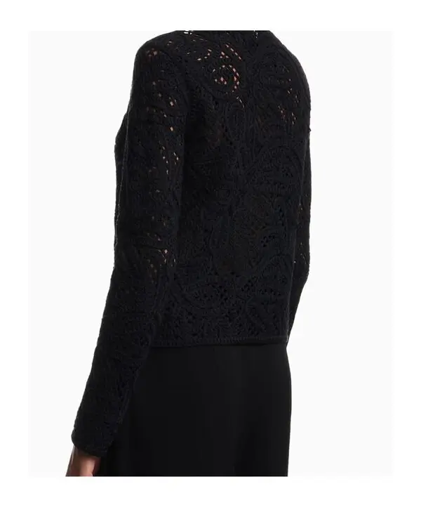 Emporio Armani Openwork Floral Jacket
