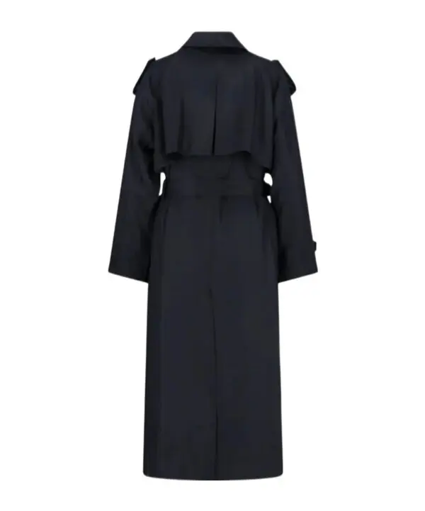 THE FRANKIE SHOP Veyron Fluid Twill Trench Jacket