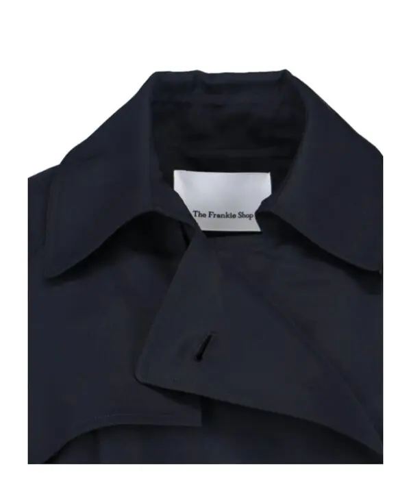 THE FRANKIE SHOP Veyron Fluid Twill Trench Jacket