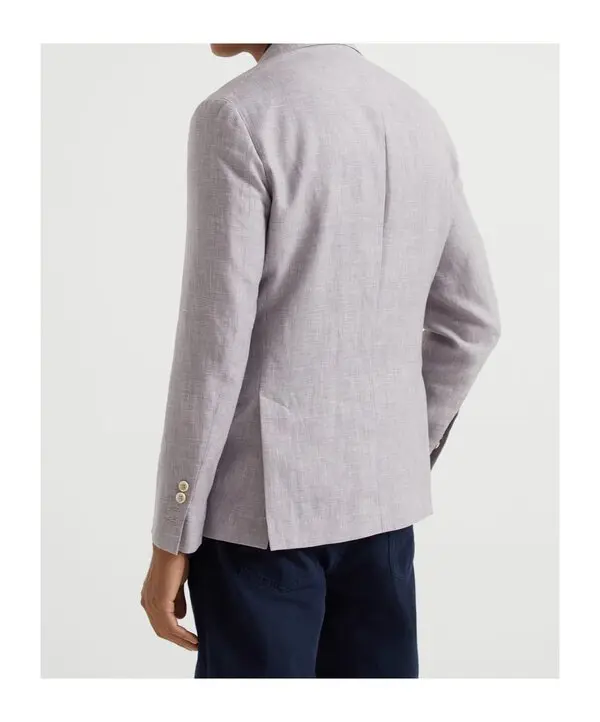 Brunello Cucinelli Long Sleeve Blazer - Gray