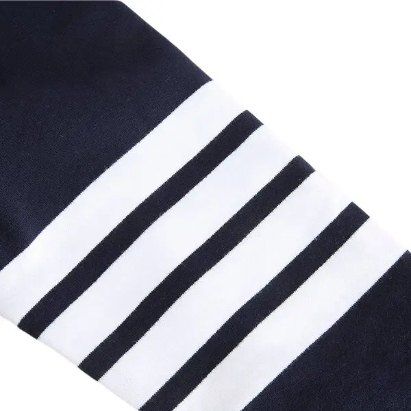 Thom Browne Engineered 4-bar Zip-up Hoodie - Black