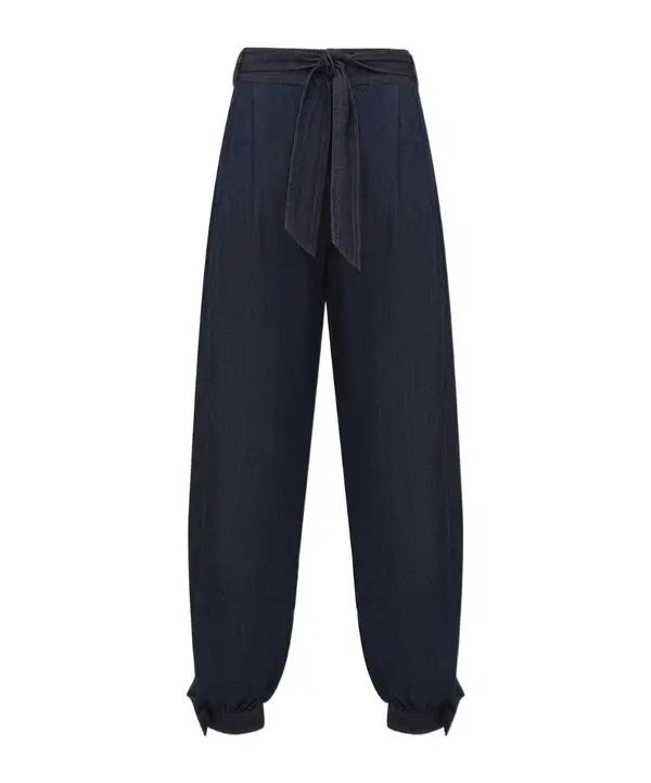 Zimmermann Aster Denim Harem Pant - Ink
