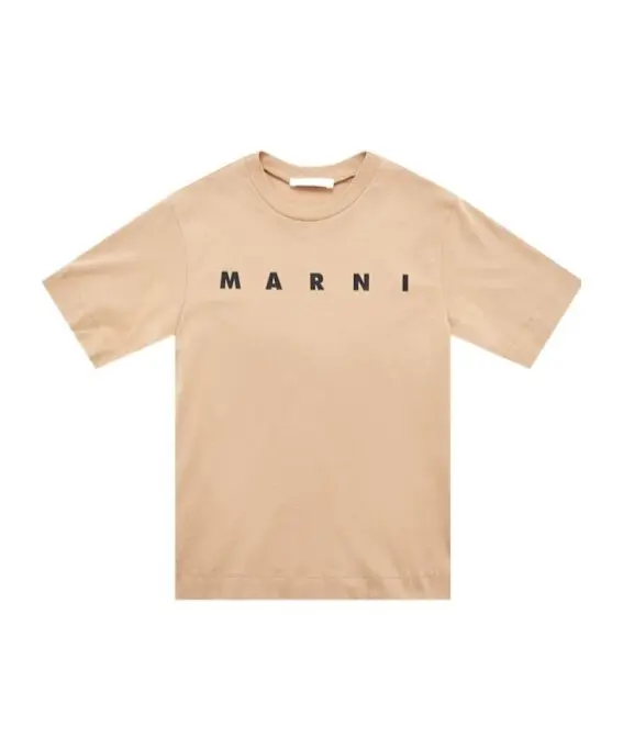 Marni Printed Cotton Jersey T-shirt - Blue