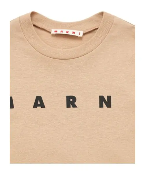 Marni Printed Cotton Jersey T-shirt - Blue