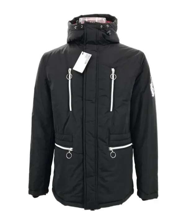 Moschino Hooded Cotton Suit With Long Sleeves