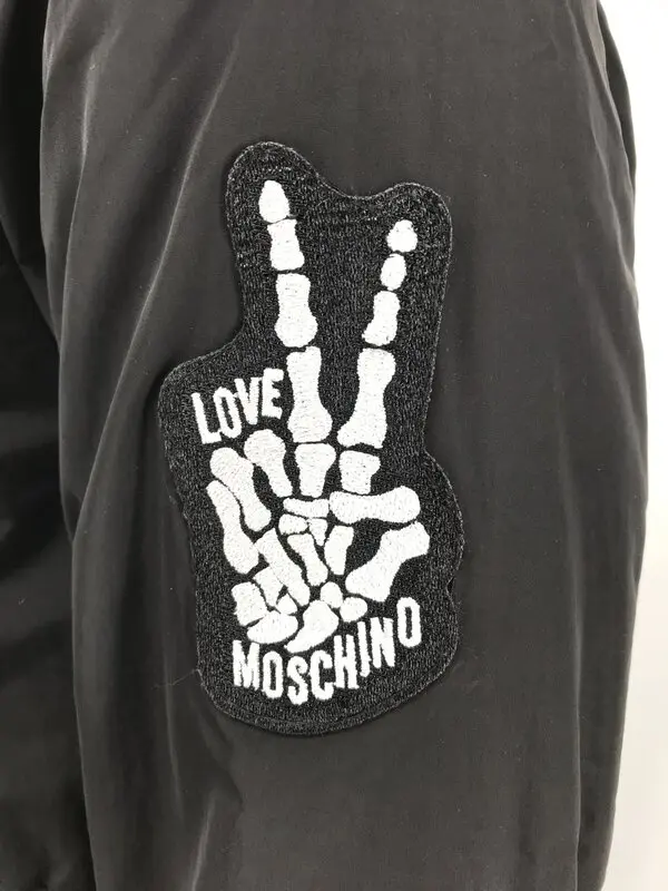 Moschino Hooded Cotton Suit With Long Sleeves