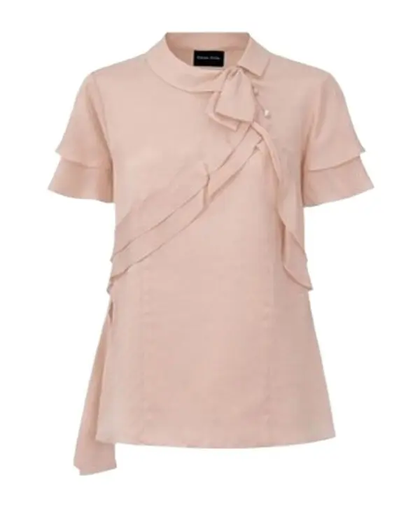 Simone Rocha Short-sleeved Ruffled Blouse