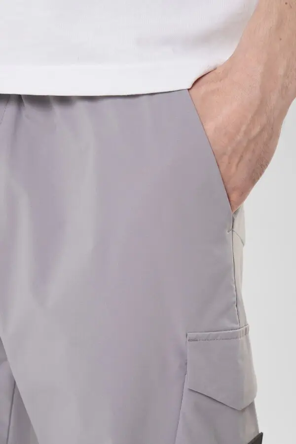 Hugo Boss Drawstring Tapered-fit Pants With Multiple Pockets And Elasticated Cuffs