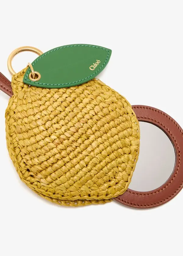 Chloé Lemon-shaped Raffia Charm