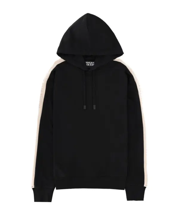 Versace Logo Tape Hoodie