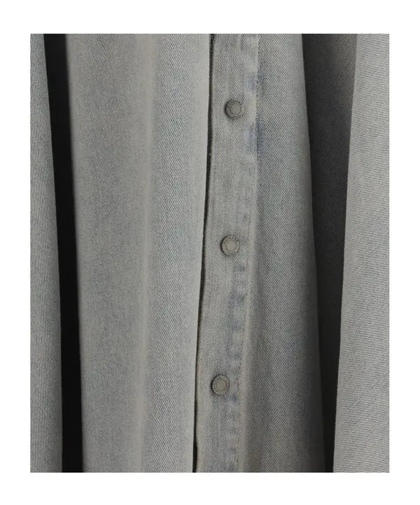 HAIKURE Thea Light Space Buttoned Midi Skirt - Gray