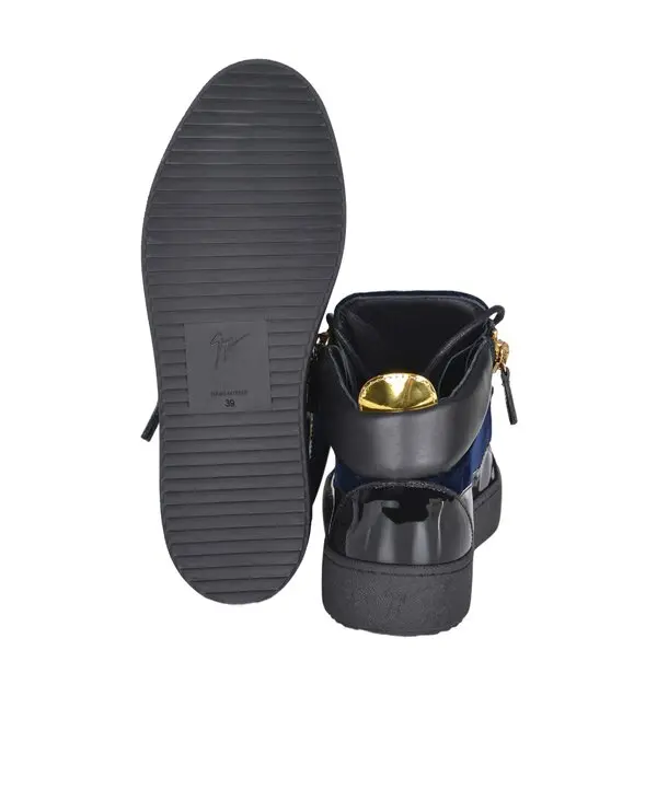 GIUSEPPE ZANOTTI Kriss High Top Sneakers - Black