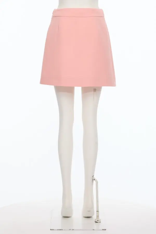 Valentino Garavani Wool Crepe Mini Skirt