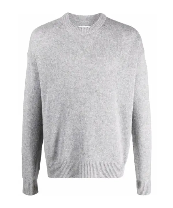 JIL SANDER Long Sleeve Knit Jumper - Grey