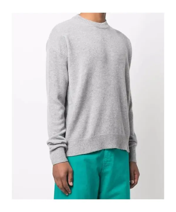 JIL SANDER Long Sleeve Knit Jumper - Grey