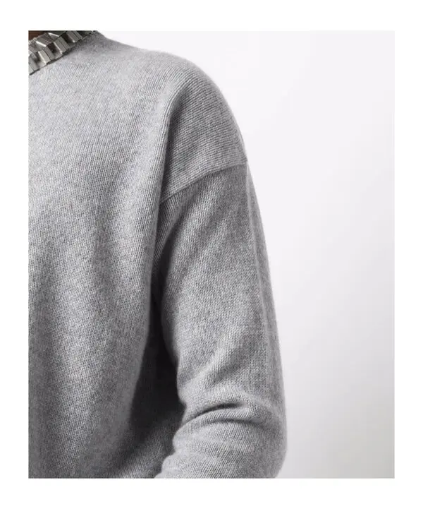 JIL SANDER Long Sleeve Knit Jumper - Grey