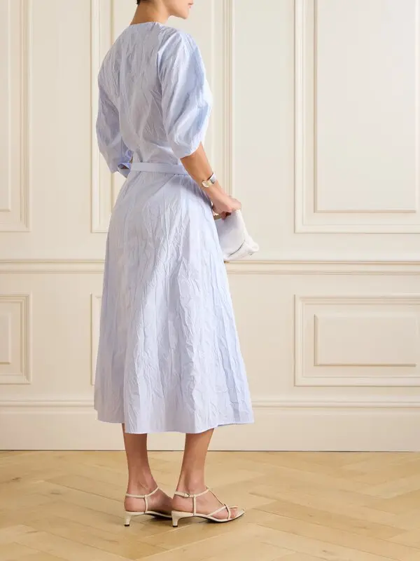 Proenza Schouler Alicia Pleated Wrap Dress