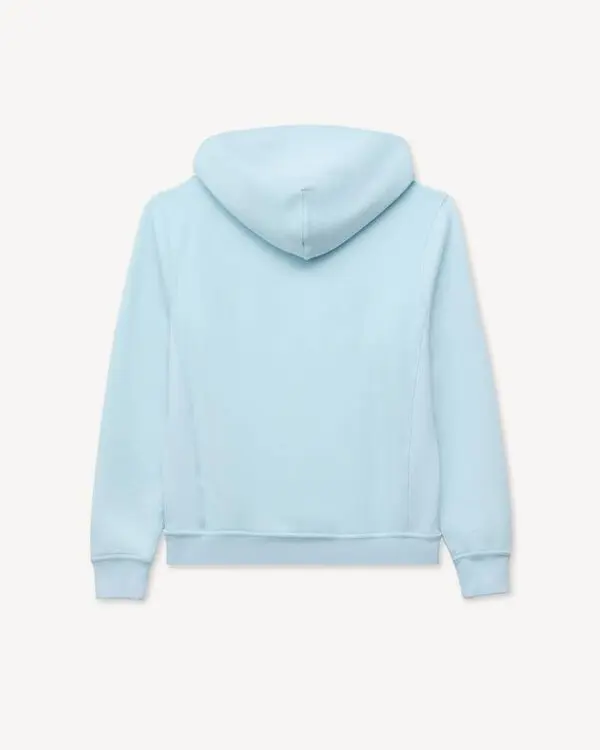 Kenzo Floral Embroidered Hoodie - Blue