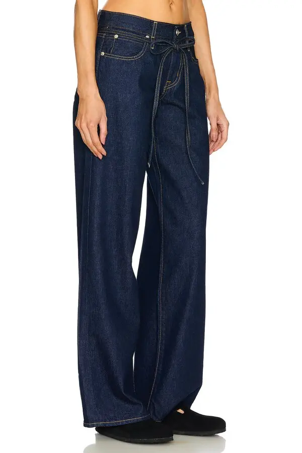 SLVRLAKE Belted Waist Jeans