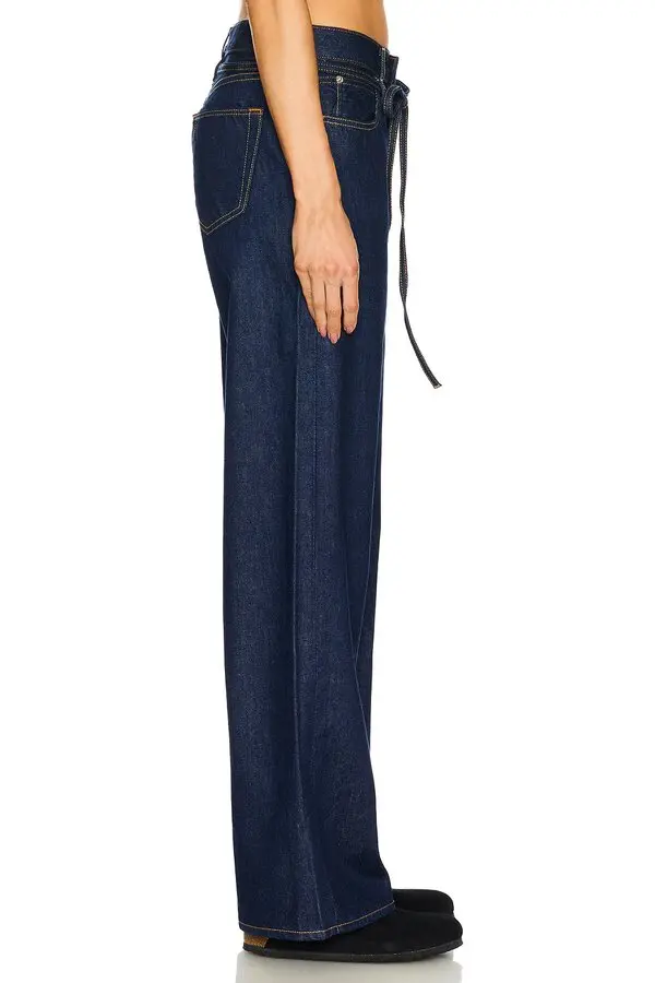 SLVRLAKE Belted Waist Jeans