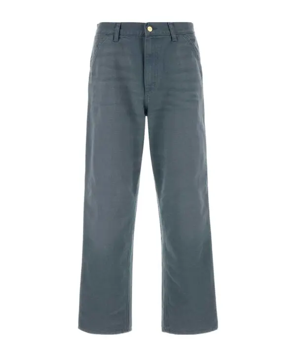 Carhartt Work In Progress Straight Leg Canvas Pants - Gray