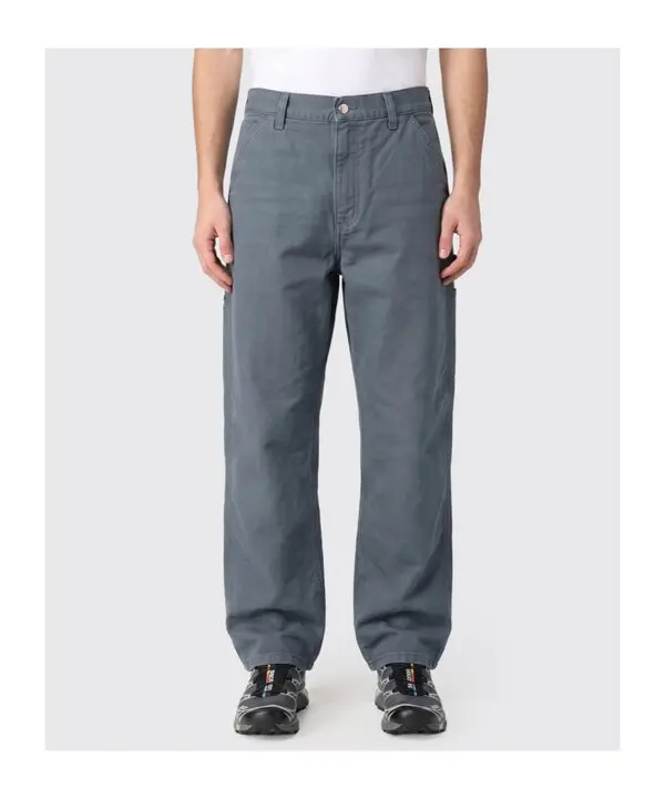 Carhartt Work In Progress Straight Leg Canvas Pants - Gray