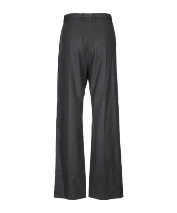 Loro Piana Belted Tailored Pleated Trousers - Black
