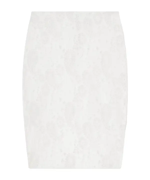 RÓHE Soof Lace Midi Skirt - White