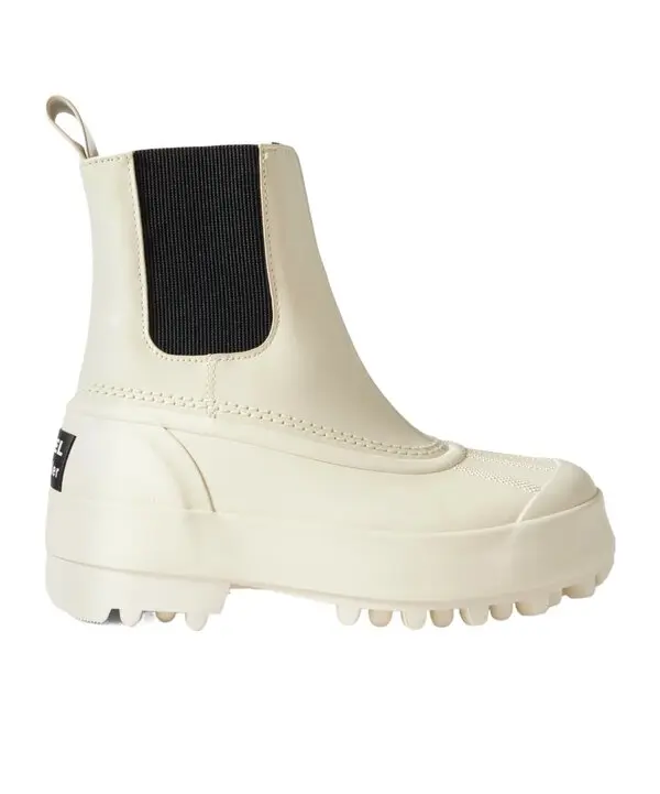 Proenza Schouler Platform Chelsea Boots - White