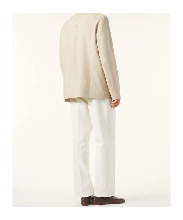 Loro Piana Long Sleeve Casual Jacket With Patch Pockets - Beige