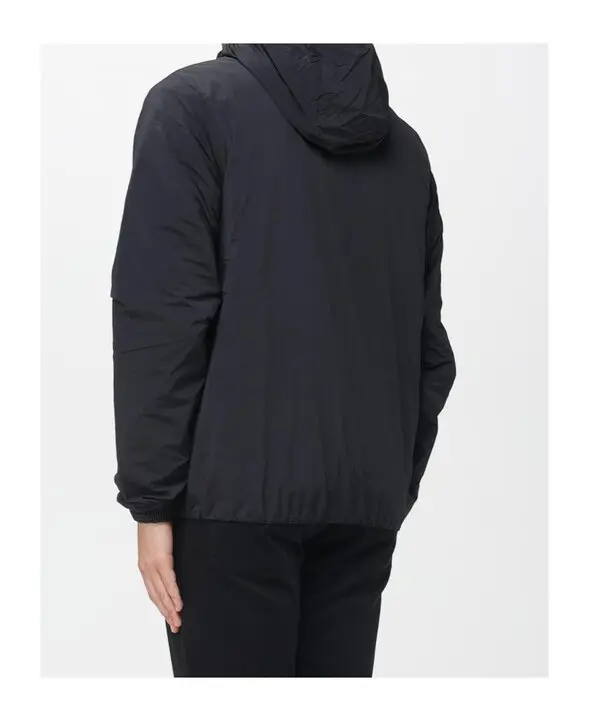 K-WAY Plain Warm Hooded Jacket - Black