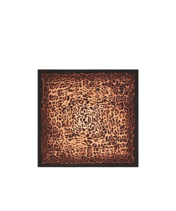 Givenchy Animal Print Square Scarf - Multicolor