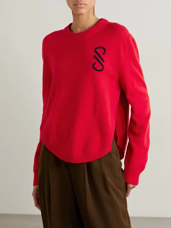 Proenza Schouler Intarsia Wool Sweater