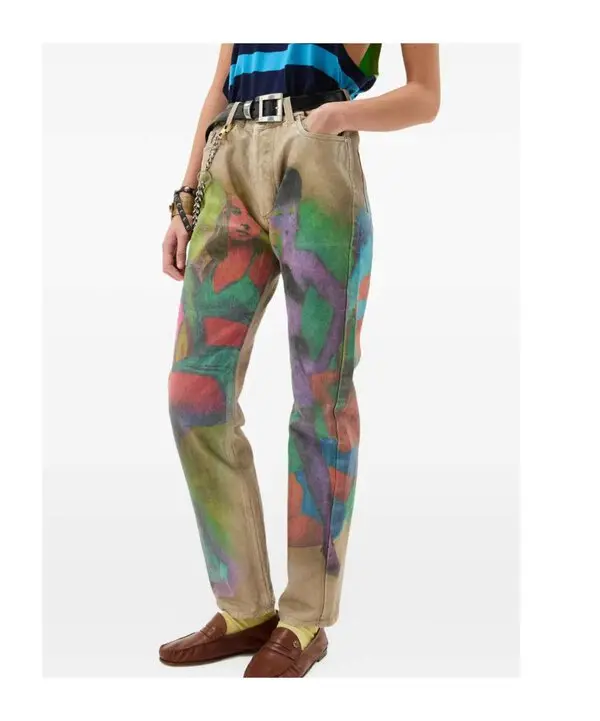 Versace Printed Jeans