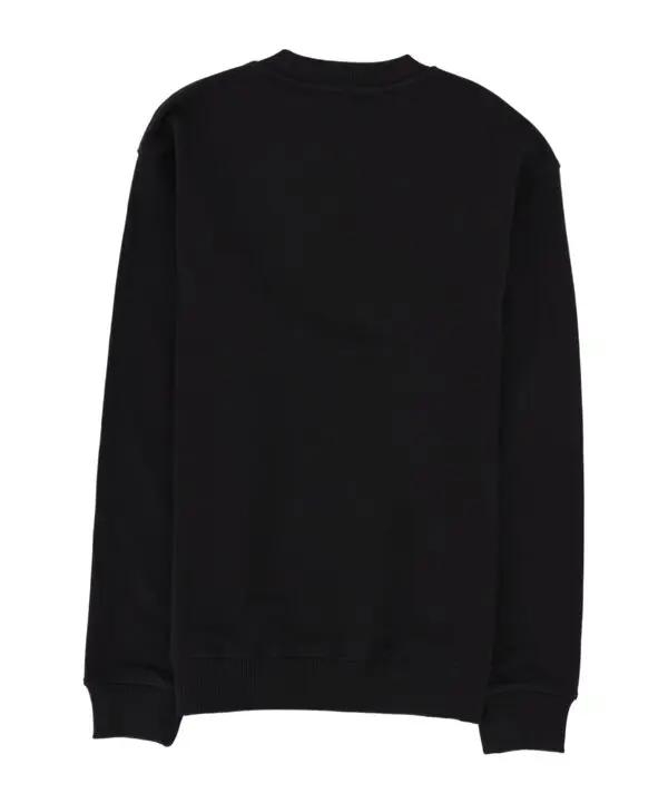 Versace Logo Crewneck Sweatshirt - Black