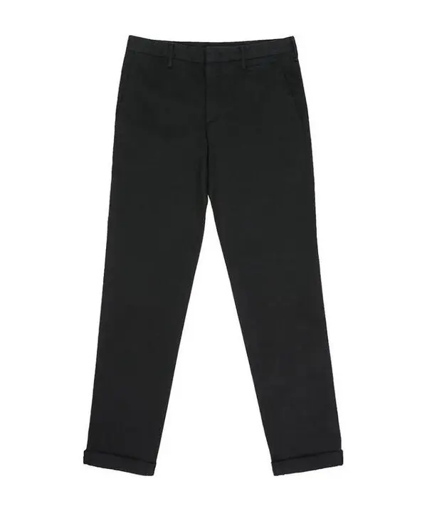 Prada Logo Detail Casual Pants - Black