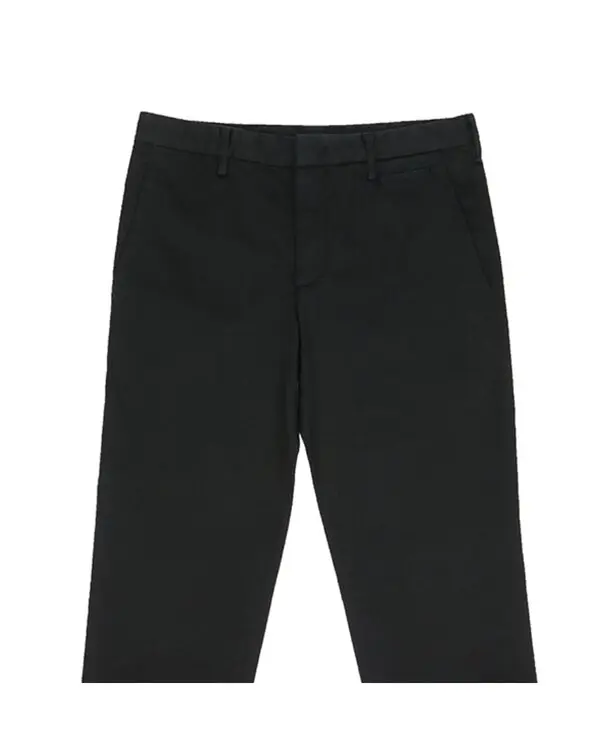 Prada Logo Detail Casual Pants - Black