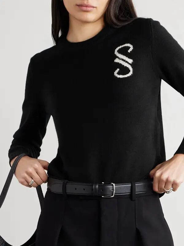 Proenza Schouler Intarsia Cashmere Sweater