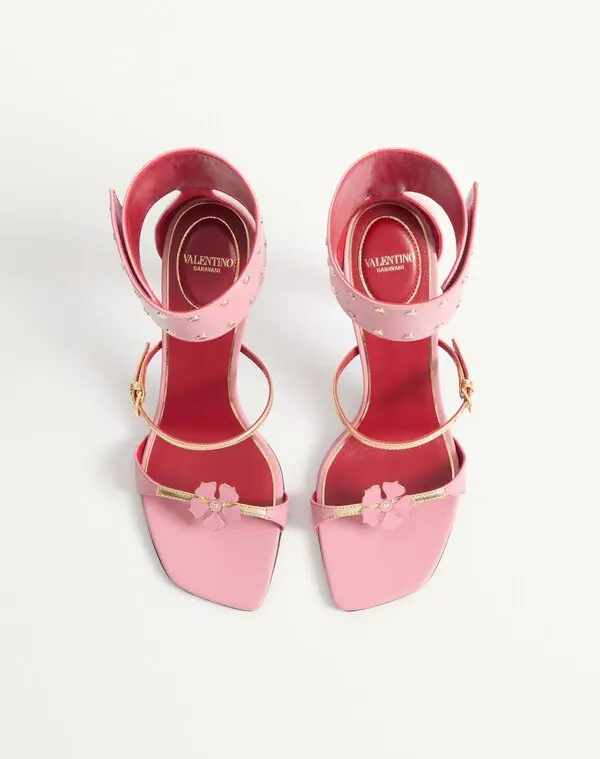 Valentino Garavani Kidskin Cuffie Sandal 100mm