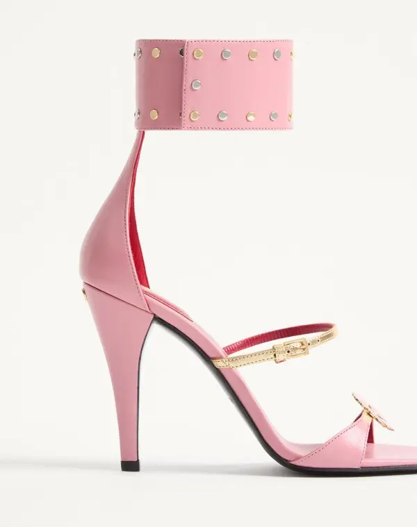 Valentino Garavani Kidskin Cuffie Sandal 100mm