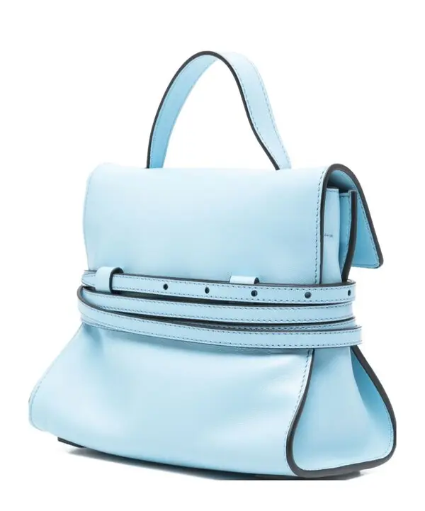 Moschino Tie Me Mini Shoulder Bag - Blue