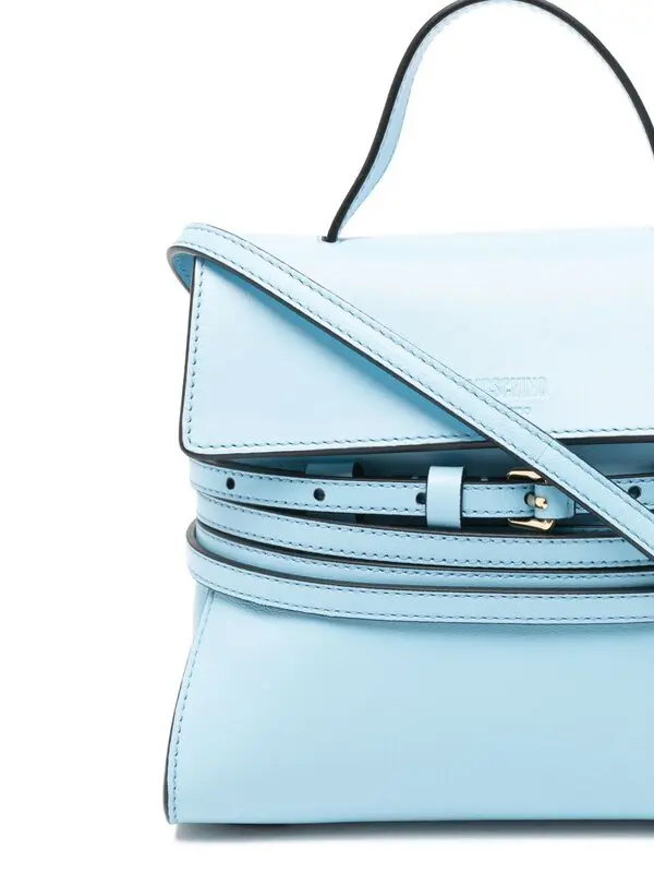 Moschino Tie Me Mini Shoulder Bag - Blue