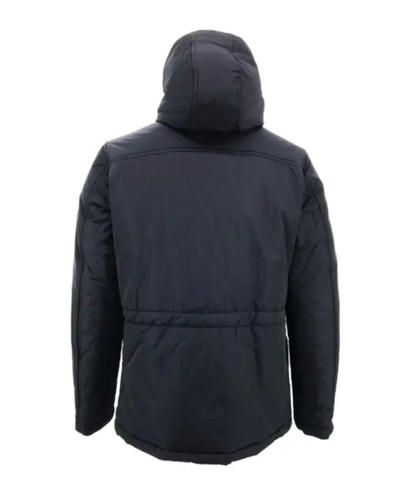 Moschino Hooded Cotton Jacket With Long Sleeves