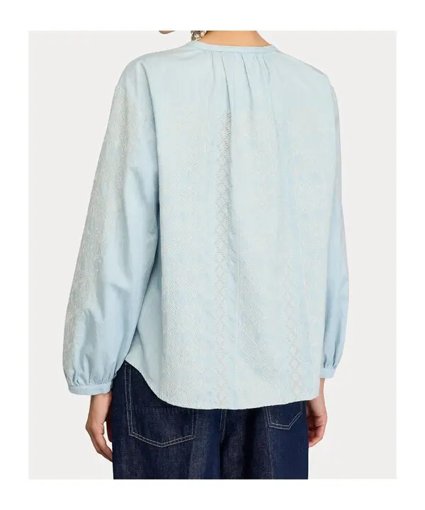 SEMICOUTURE Zillah Embroidered Blouse
