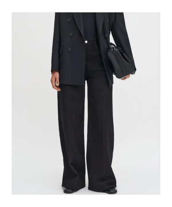 Filippa K High-rise Wide-leg Jeans - Black
