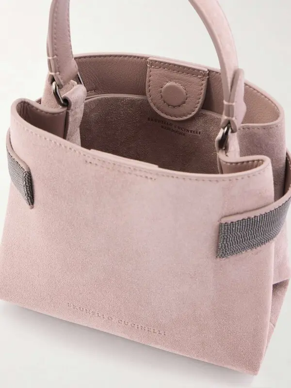 Brunello Cucinelli Beaded Shoulder Bag