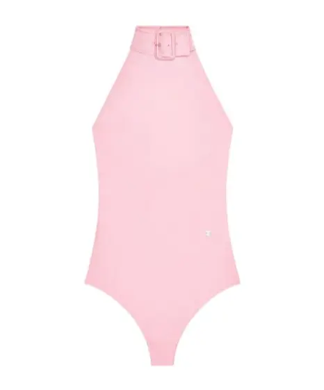 COURREGES Buckle Tech Crepe Bodysuit