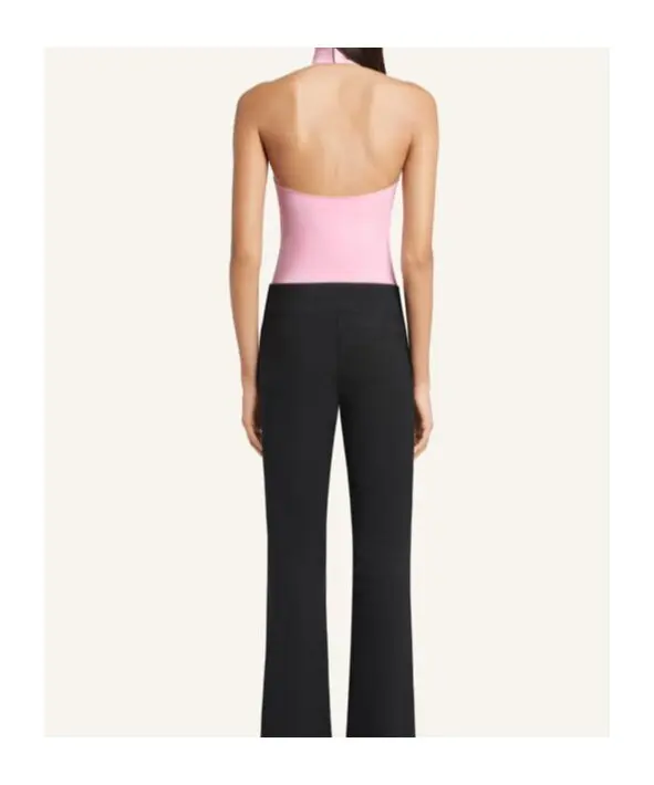 COURREGES Buckle Tech Crepe Bodysuit